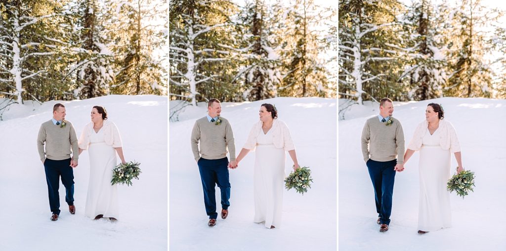 Island Park Intimate Winter Wedding | Idaho Wedding Photographer ...