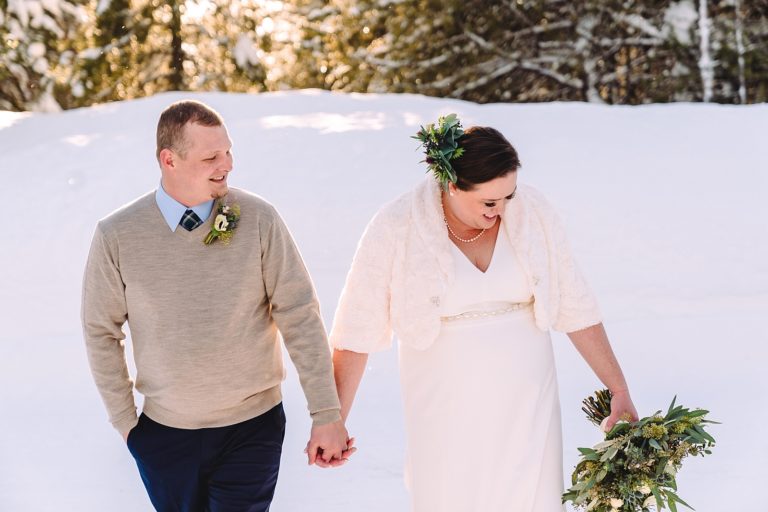 Island Park Intimate Winter Wedding | Idaho Wedding Photographer ...