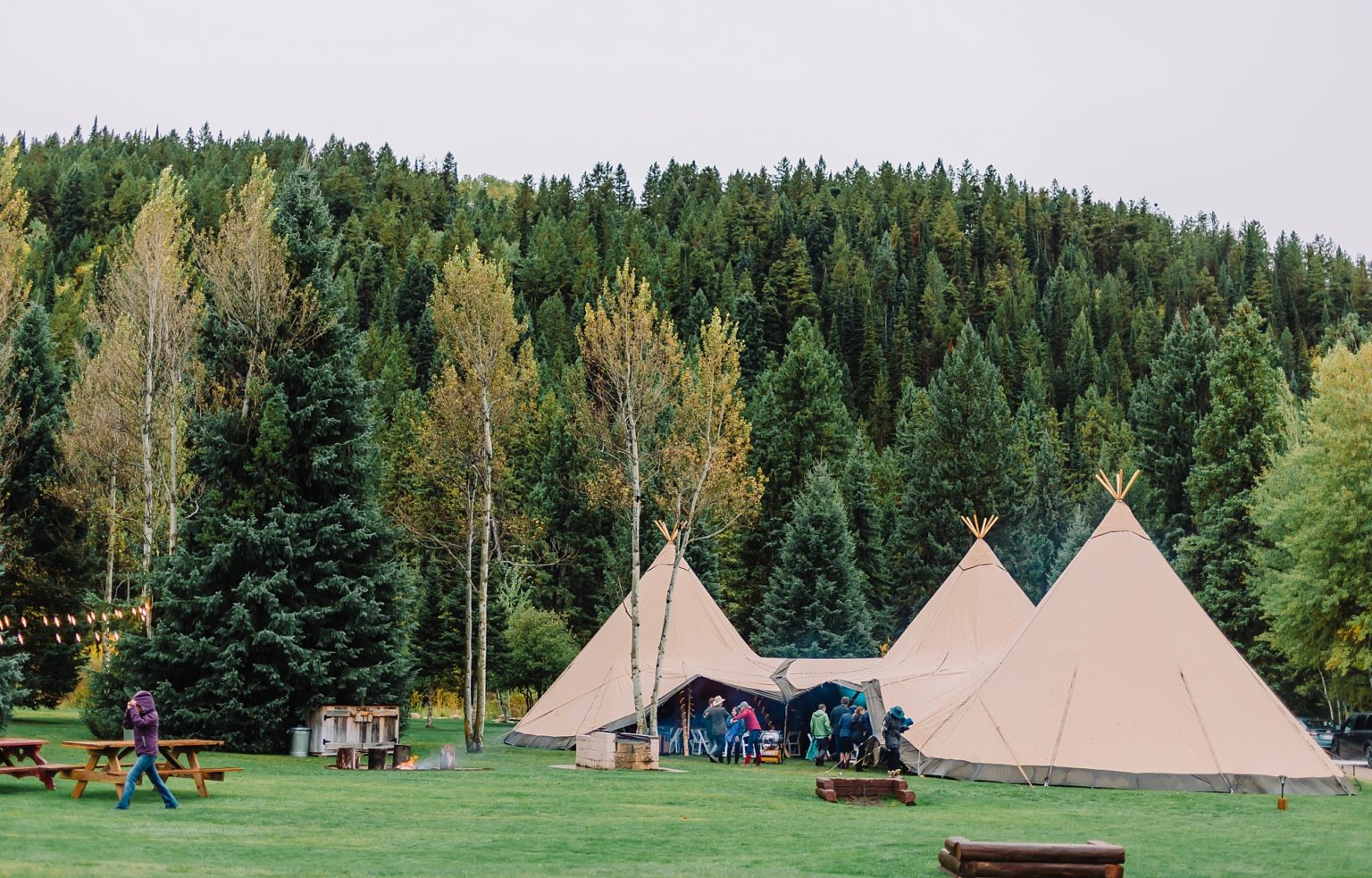 Fanciful and Quirky Fall Wedding at Moose Creek Ranch - Janelle & Co Photo