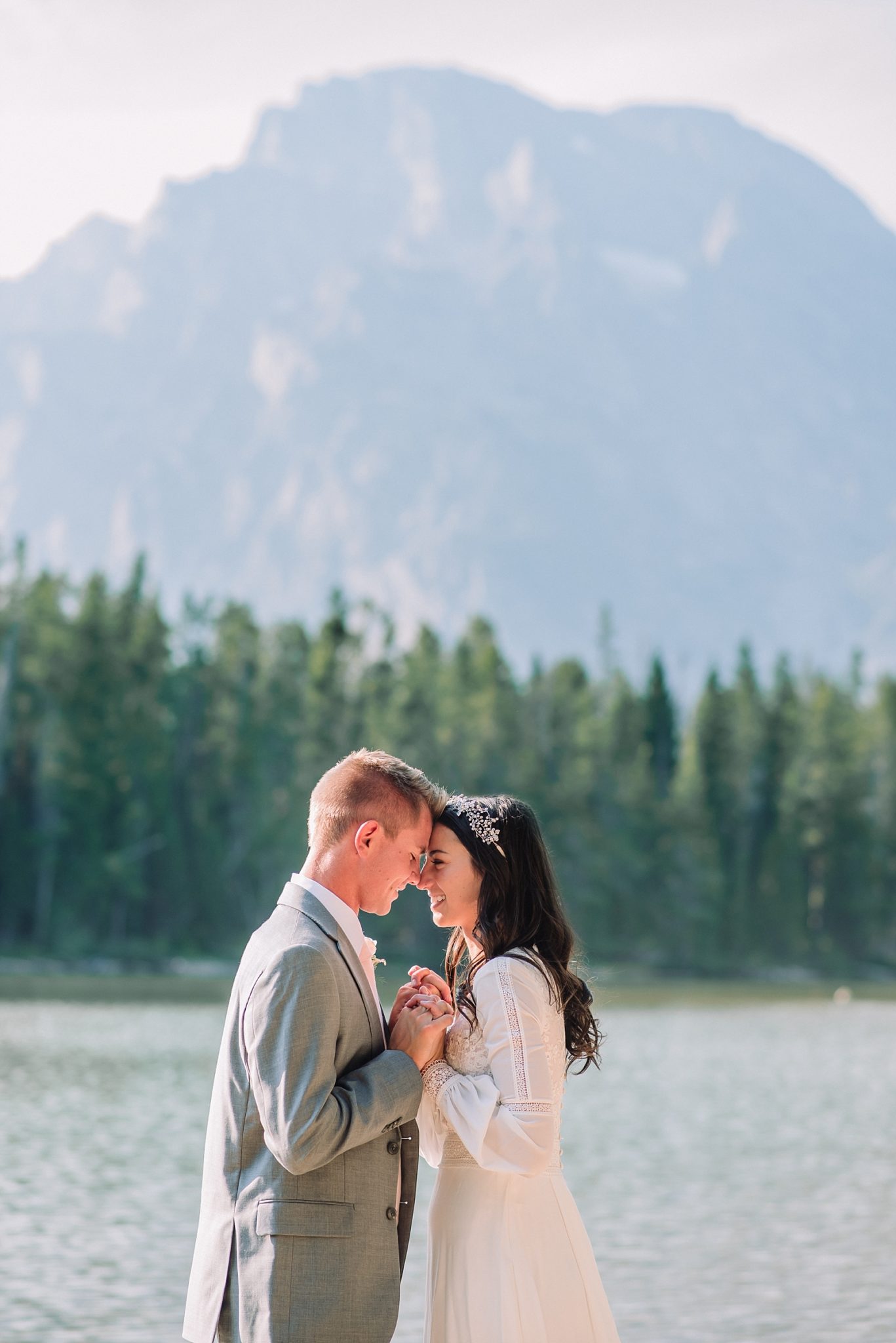 Bridals at String Lake and Schwabacher's Landing - Janelle & Co Photo