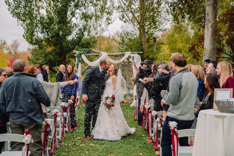 Romantic Fall Wedding at LaBelle Lake - Janelle & Co Photo