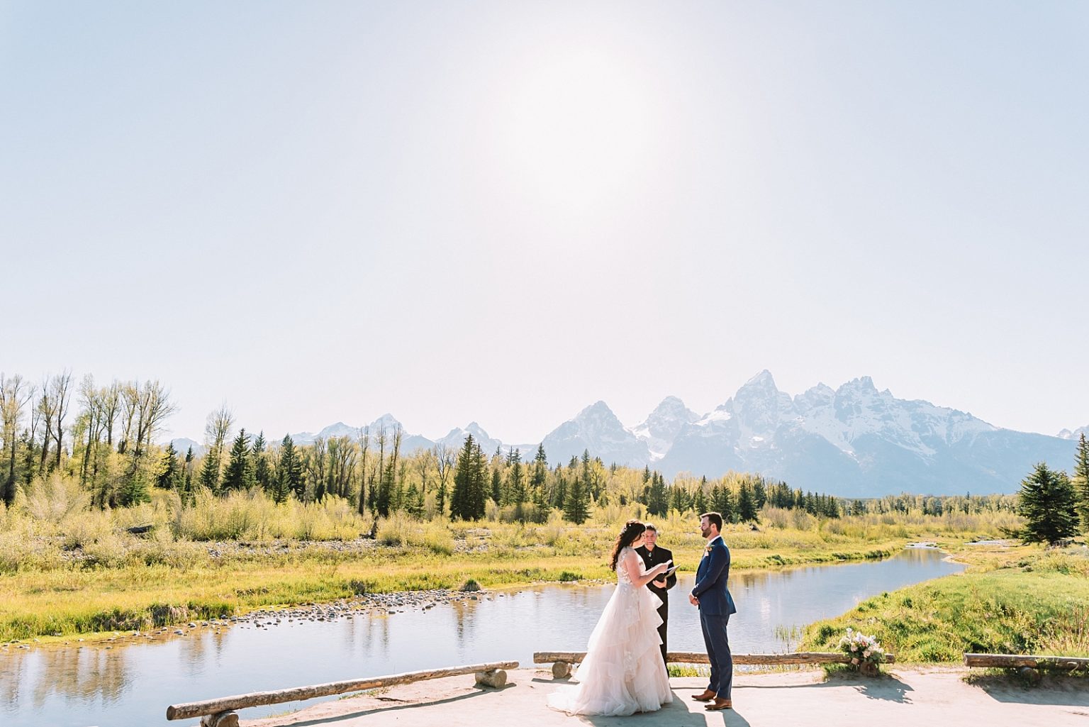 Jackson Hole Spring Wedding in Grand Teton National Park - Janelle & Co ...