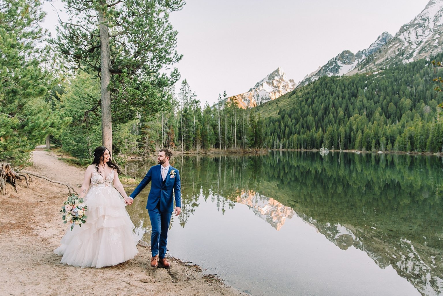 Jackson Hole Spring Wedding in Grand Teton National Park - Janelle & Co ...