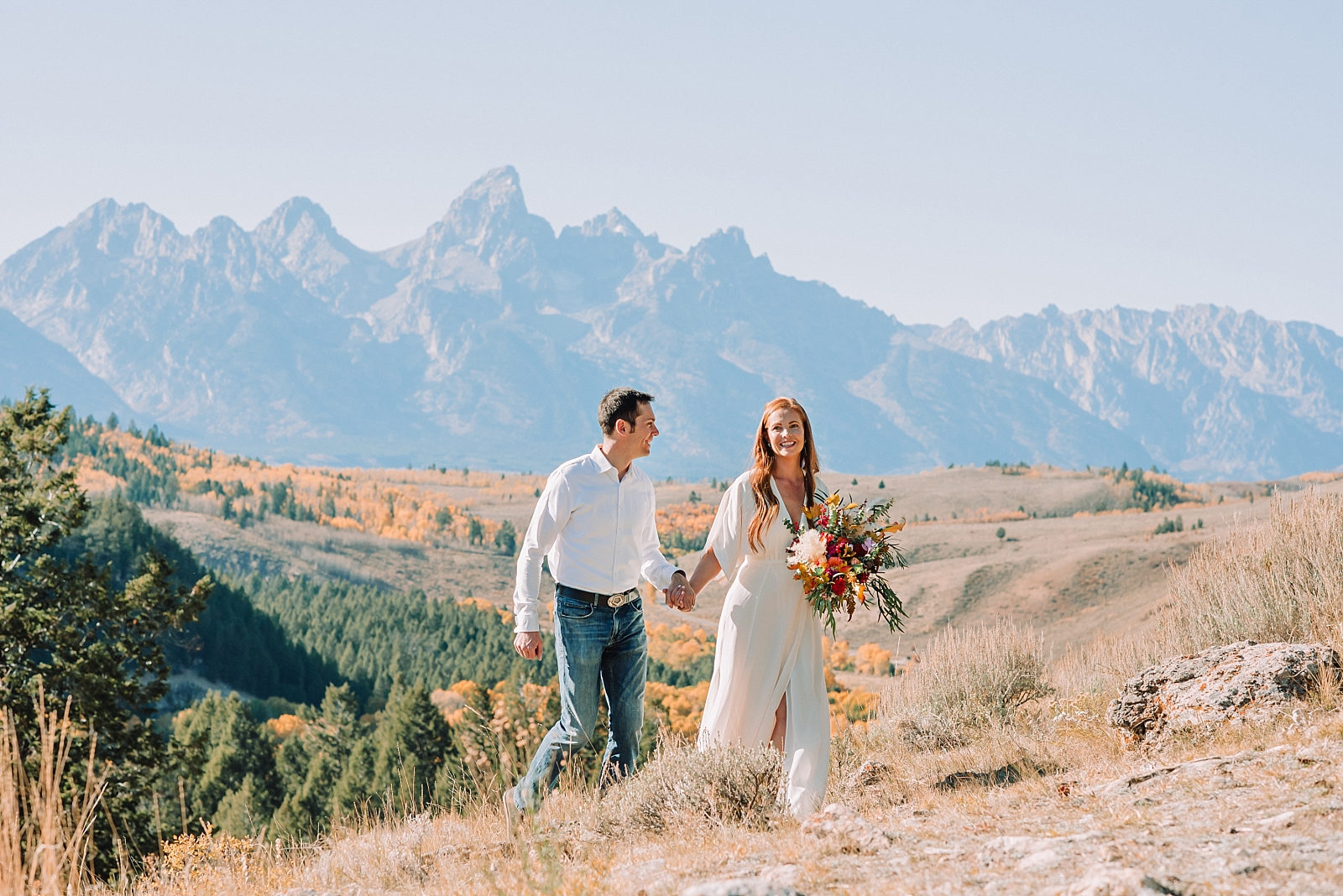 Romantic Jackson Hole Elopement at Wedding Tree - Janelle & Co Photo
