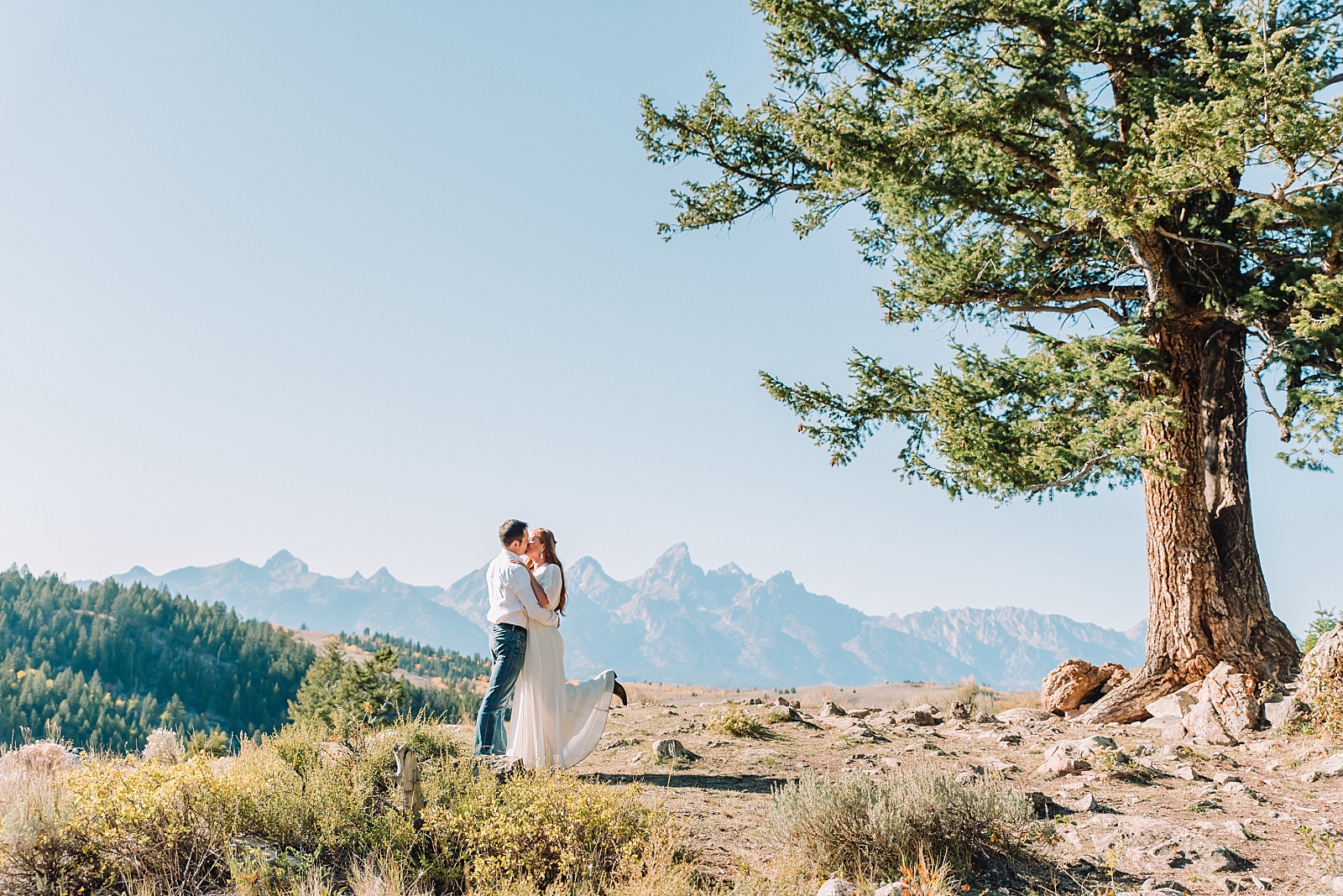 Romantic Jackson Hole Elopement at Wedding Tree - Janelle & Co Photo