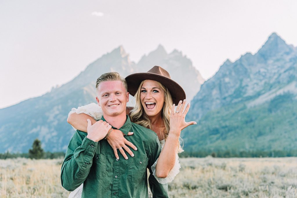 Jackson Hole Engagement Pictures - Janelle & Co Photo