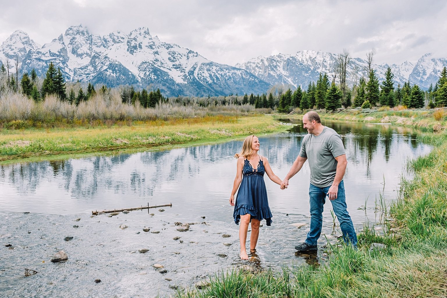 Spring Jackson Hole Anniversary Portraits - Janelle & Co Photo