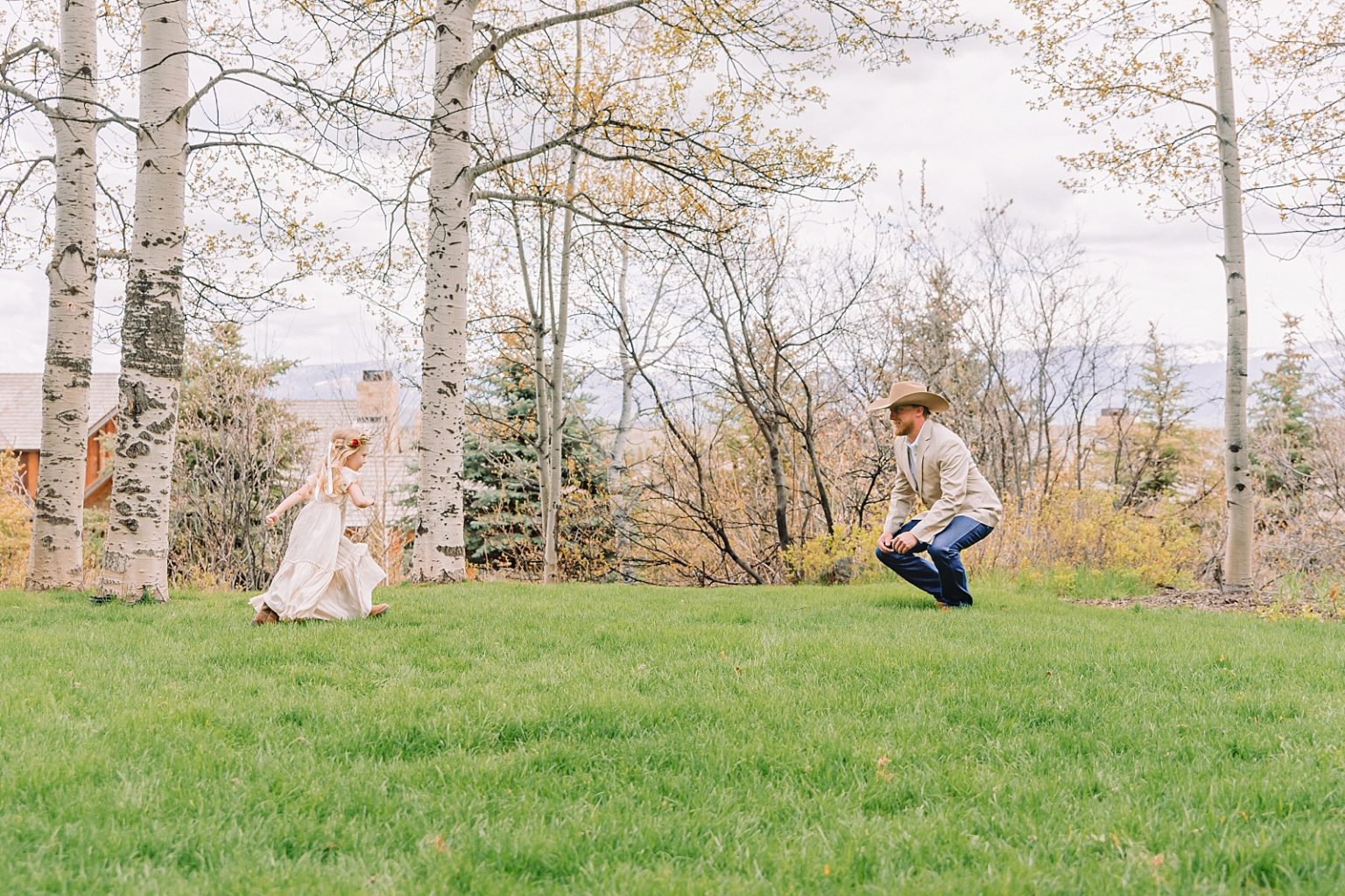 Spring Wedding Tree Ceremony - Janelle & Co Photo