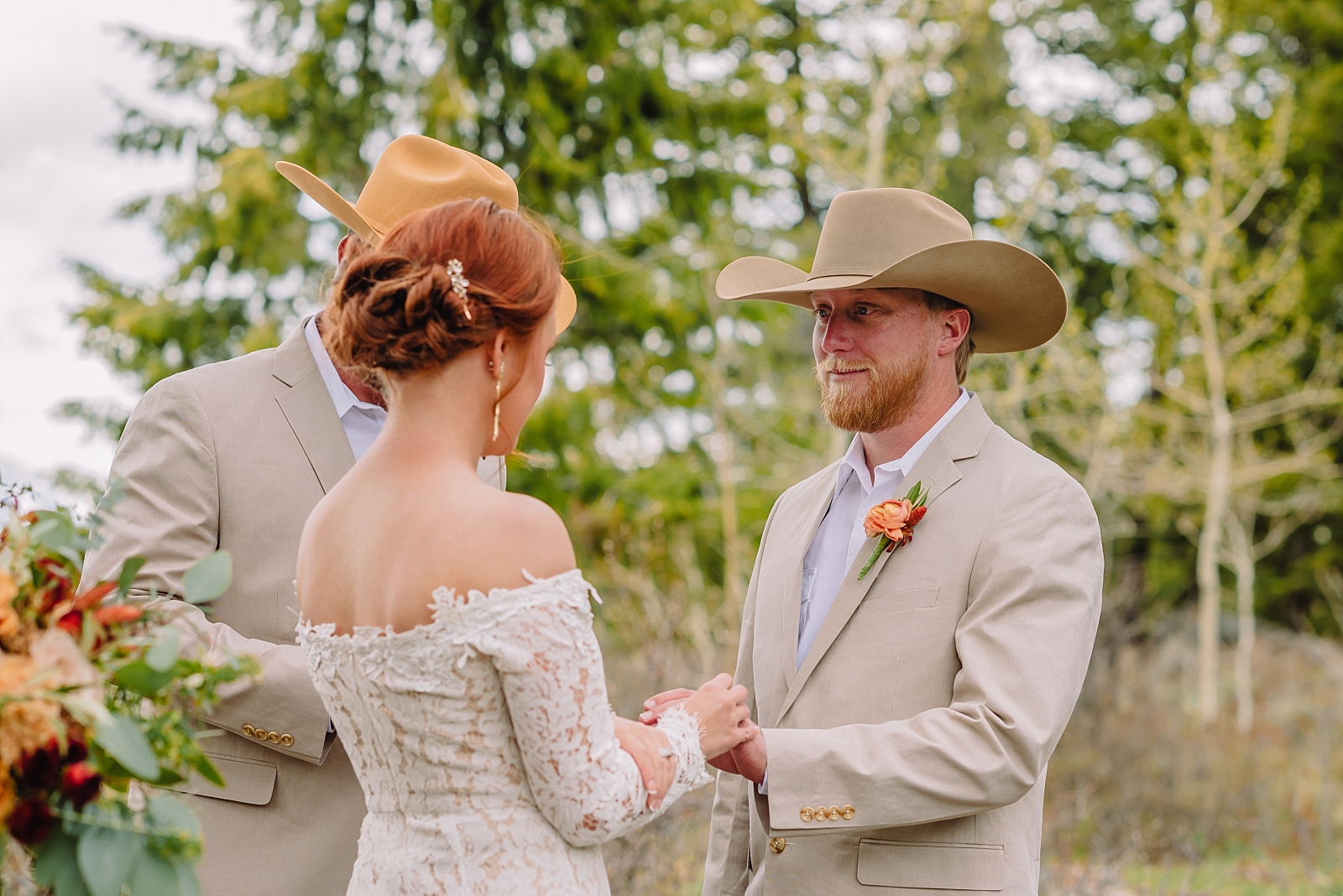 Spring Wedding Tree Ceremony - Janelle & Co Photo