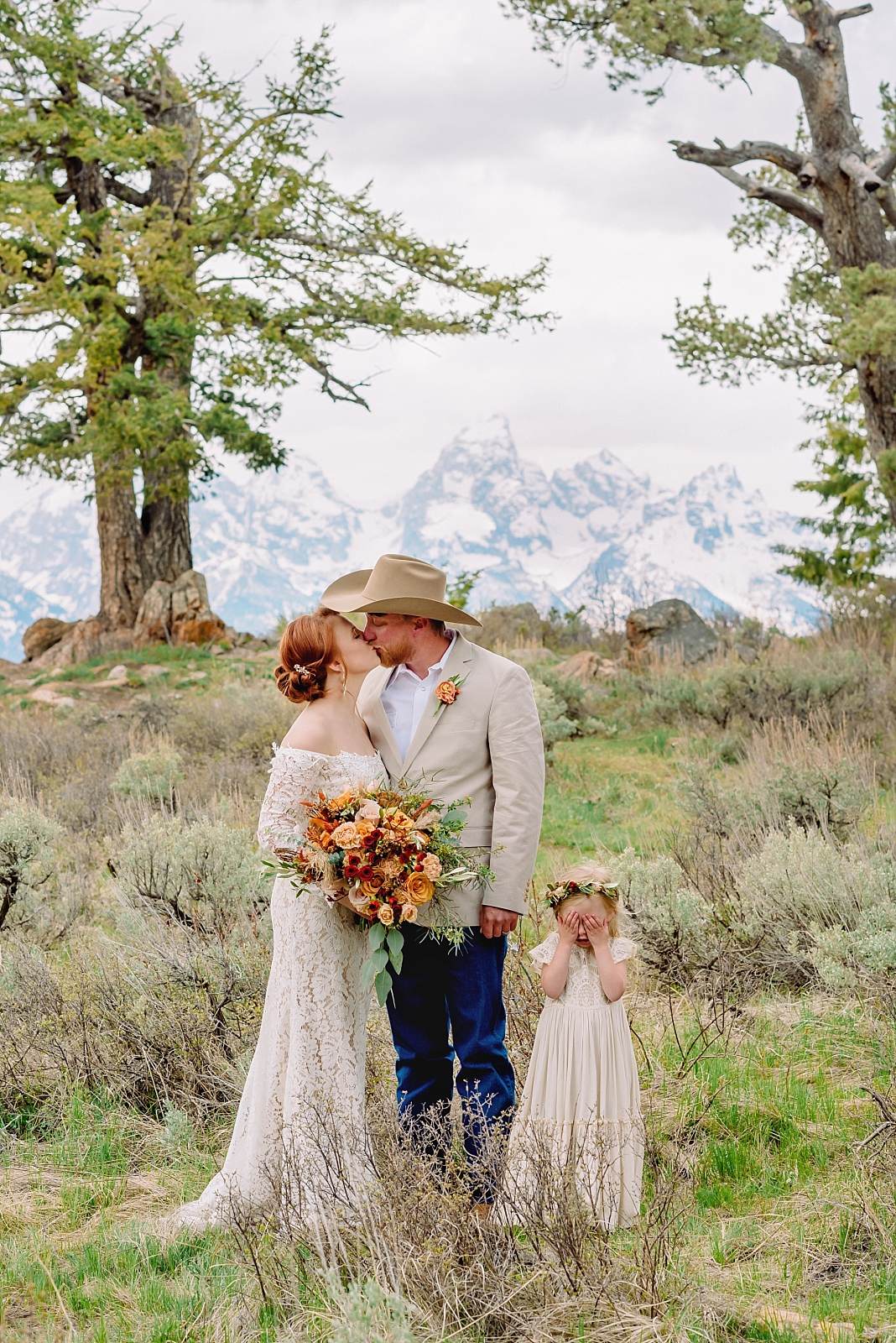Spring Wedding Tree Ceremony - Janelle & Co Photo