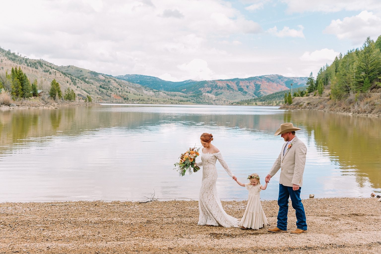 Spring Wedding Tree Ceremony - Janelle & Co Photo