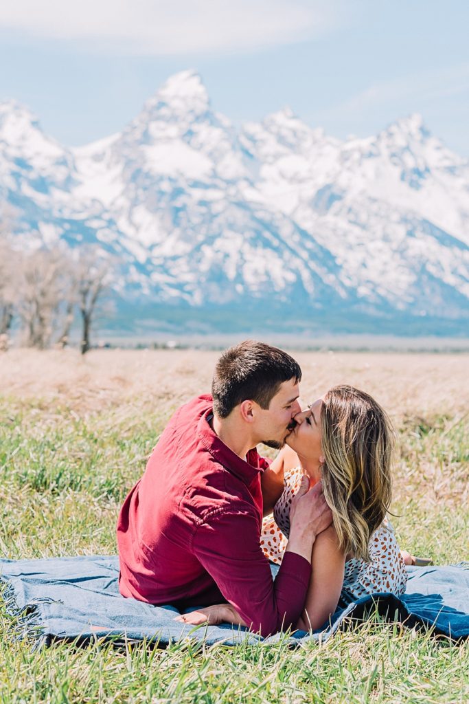 Spring Jackson Hole Engagements - Janelle & Co Photo