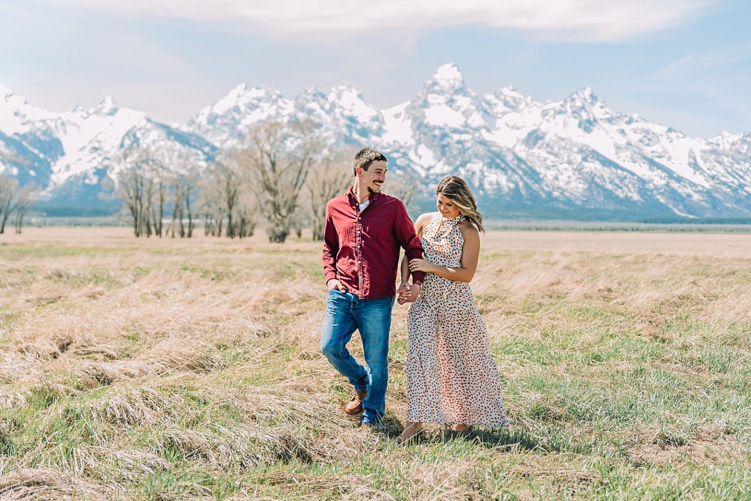Spring Jackson Hole Engagements - Janelle & Co Photo
