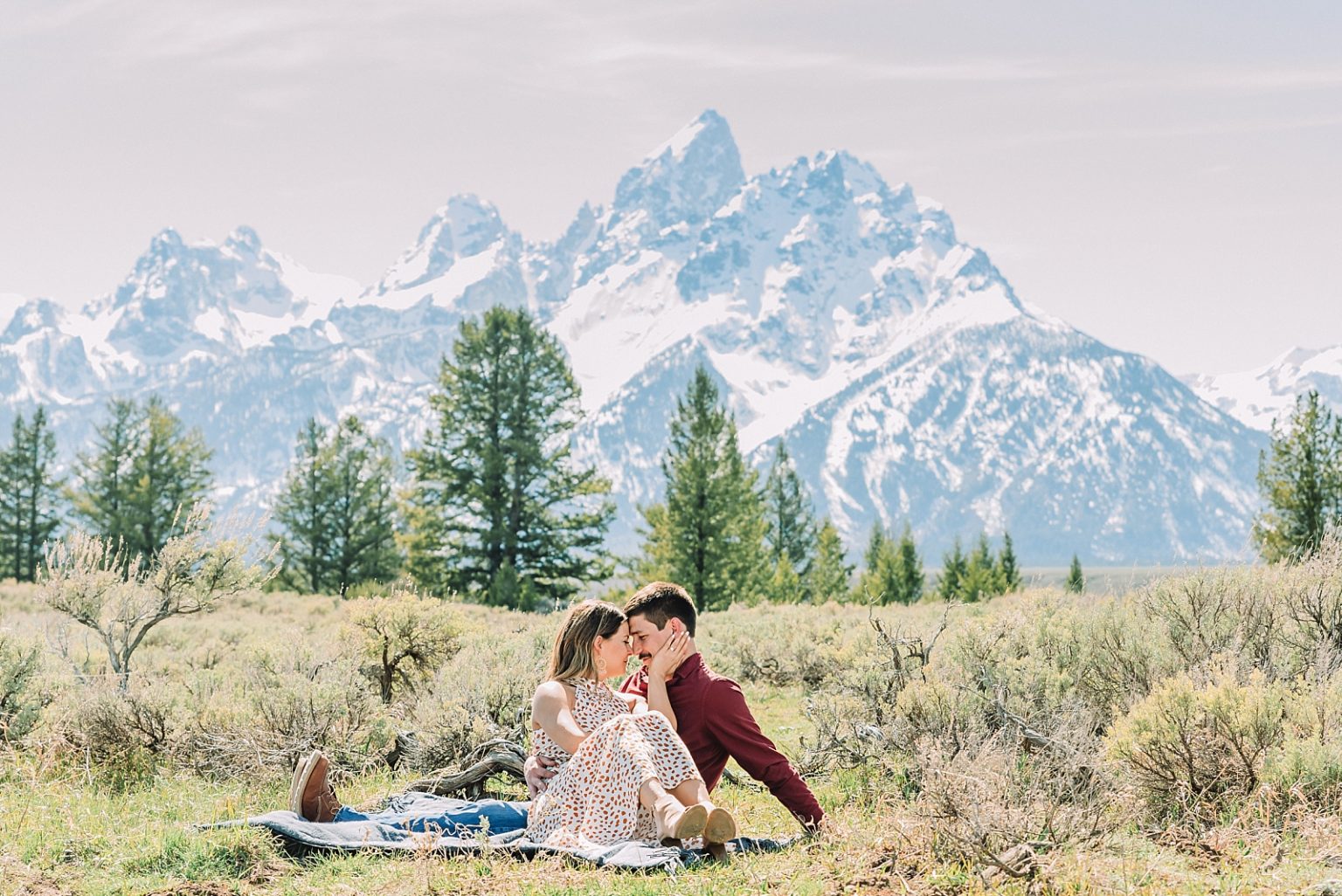 Spring Jackson Hole Engagements - Janelle & Co Photo