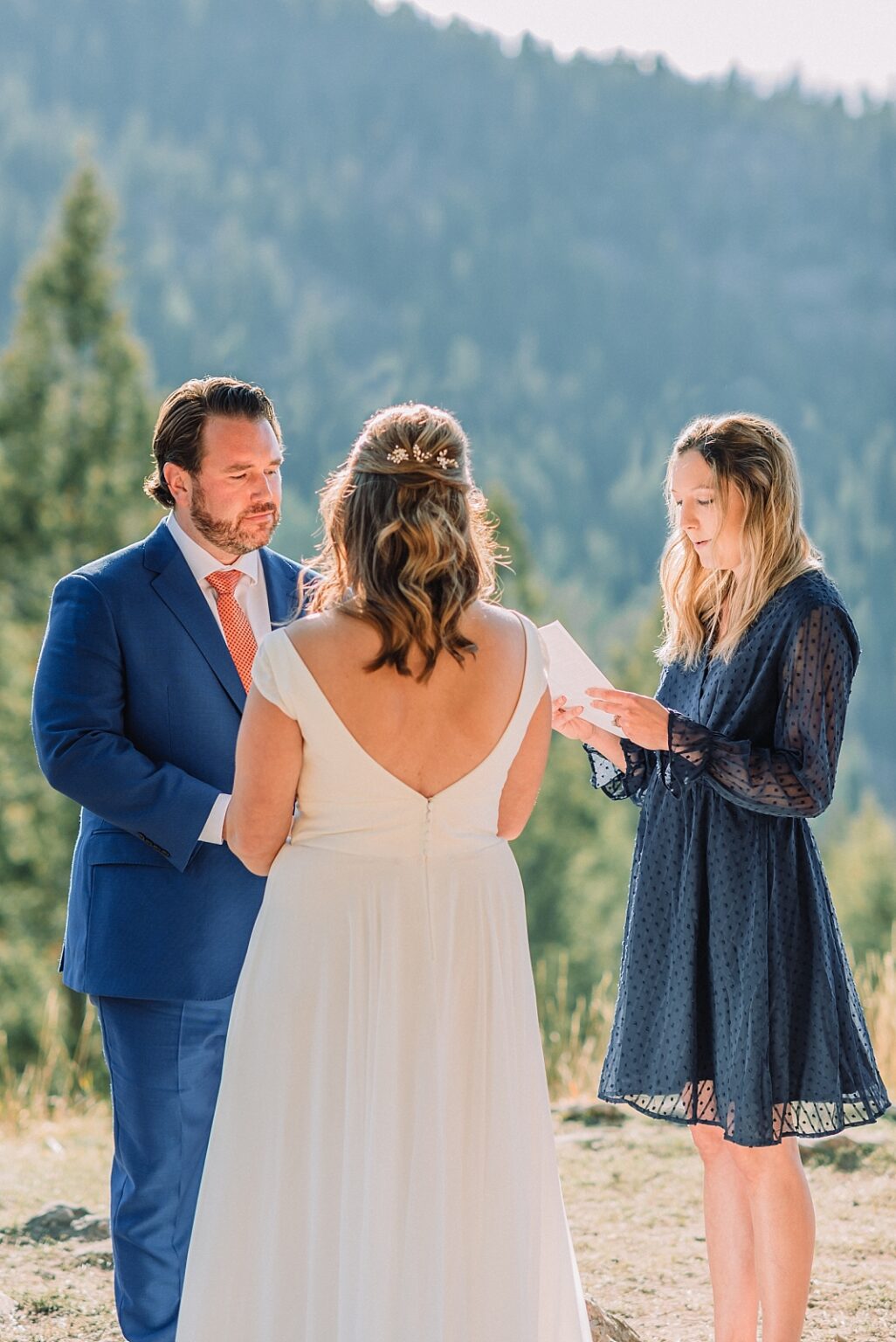Jackson Hole Intimate Wedding Ceremony - Janelle & Co Photo