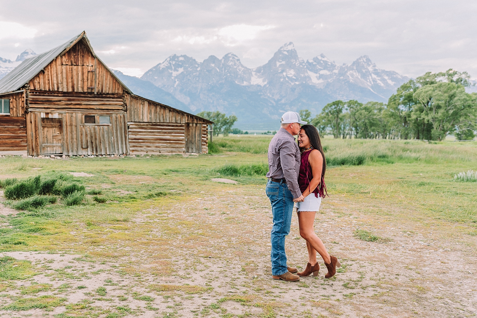 Mormon Row Couple Portraits - Janelle & Co Photo