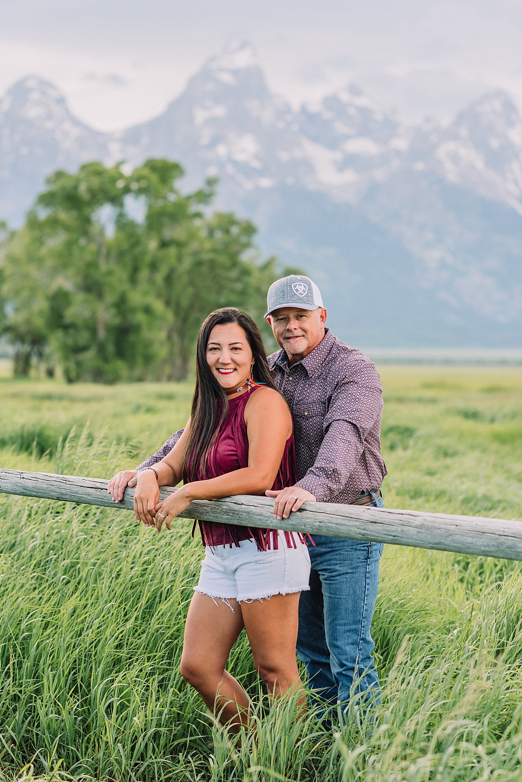 Mormon Row Couple Portraits - Janelle & Co Photo
