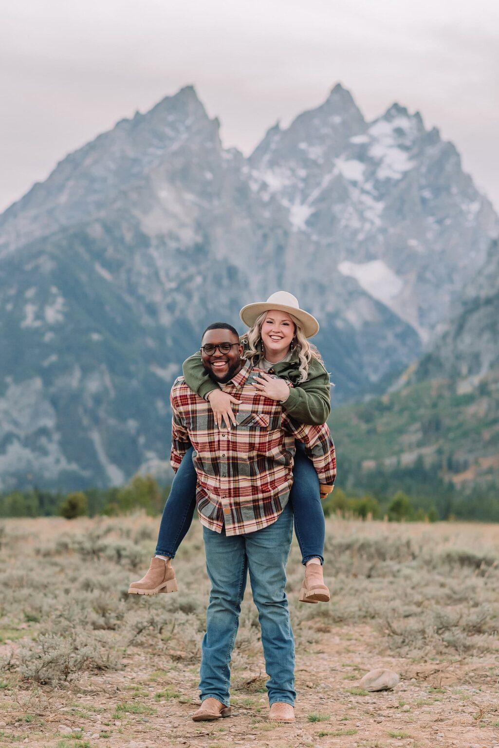 Grand Teton Elopement at String Lake and Cathedral Group Turnout ...