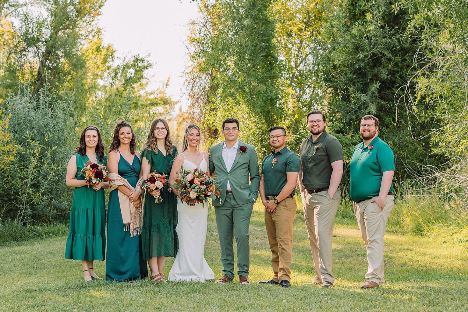 Fall Snake River Meadow Wedding In Idaho - Janelle & Co Photo